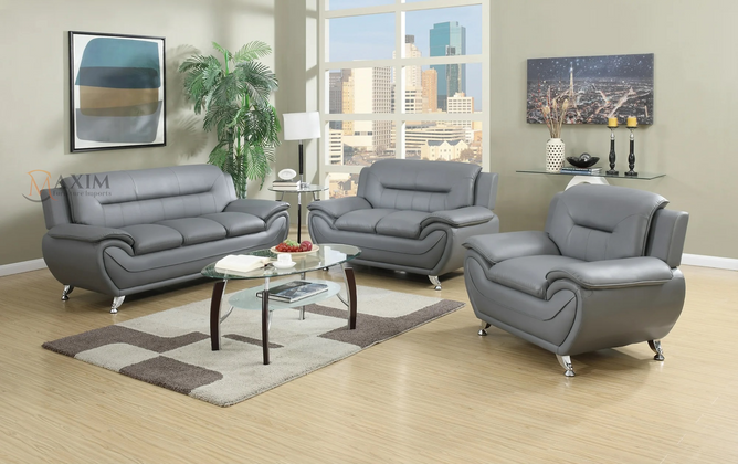 Speed- Grey PU 3 PC Set