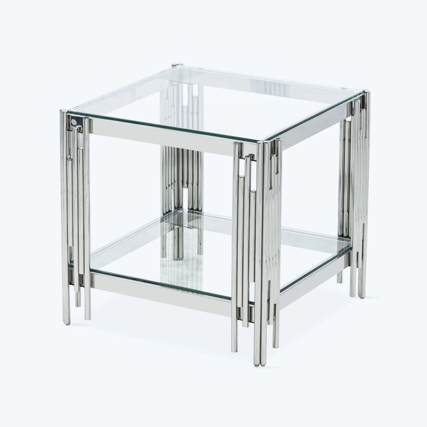 Vega Silver End Table